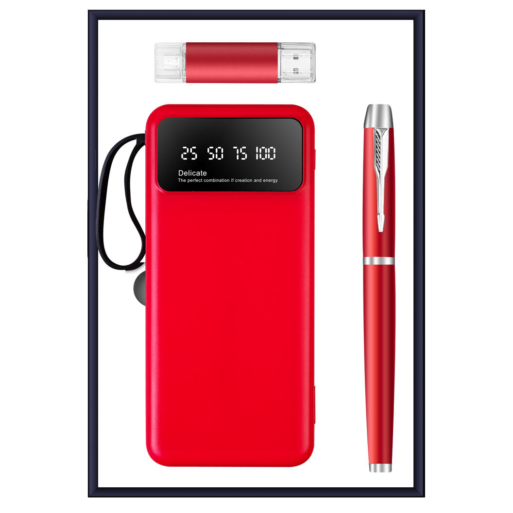 Custom Logo USB Power Bank Gift Box | Premium Corporate Gifts and ...
